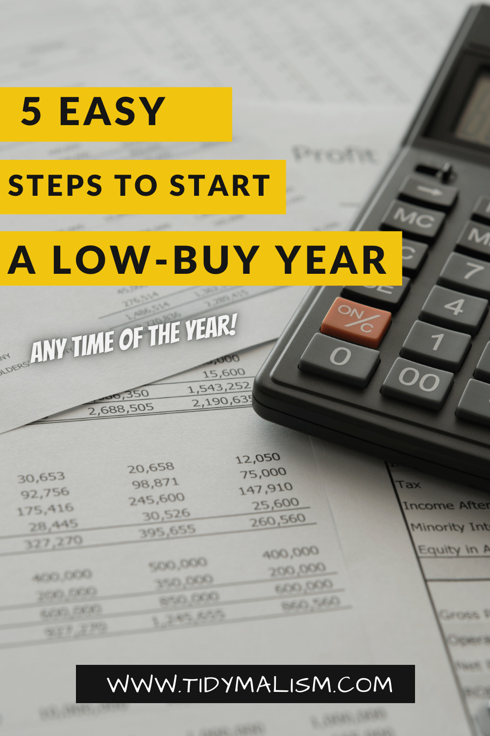 How to Do a Low Buy Year: Define Spending Categories & Rules