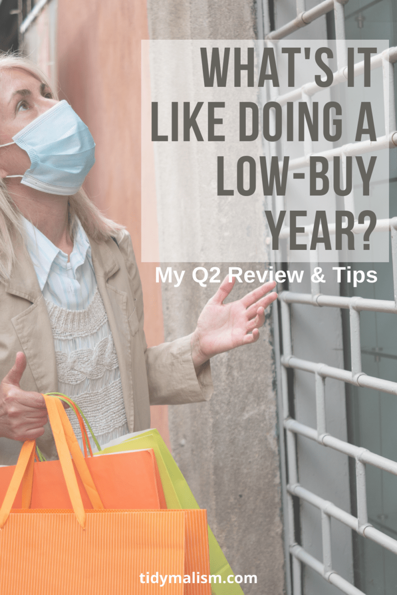 Low Buy Challenge 2021: Q2 Update – Tidymalism