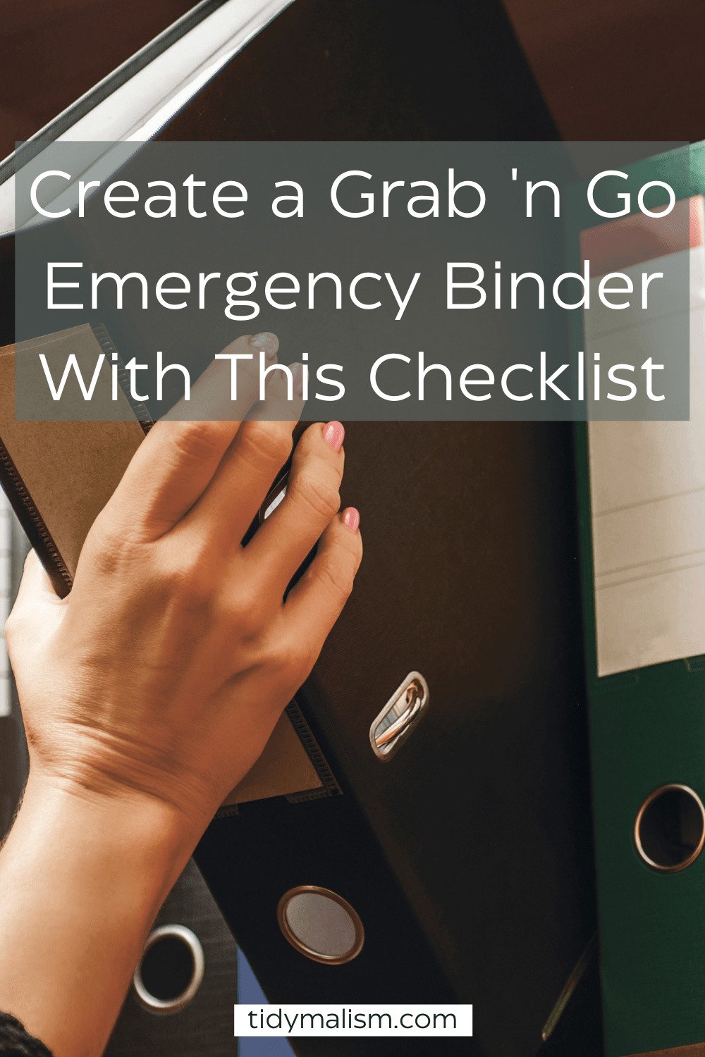 A Checklist of What to Put in an Emergency Documents Binder