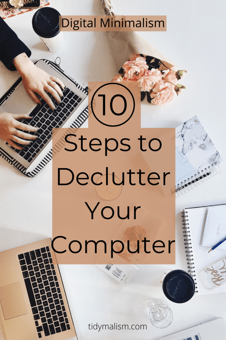 Digital Spring Cleaning Checklist – Tidymalism