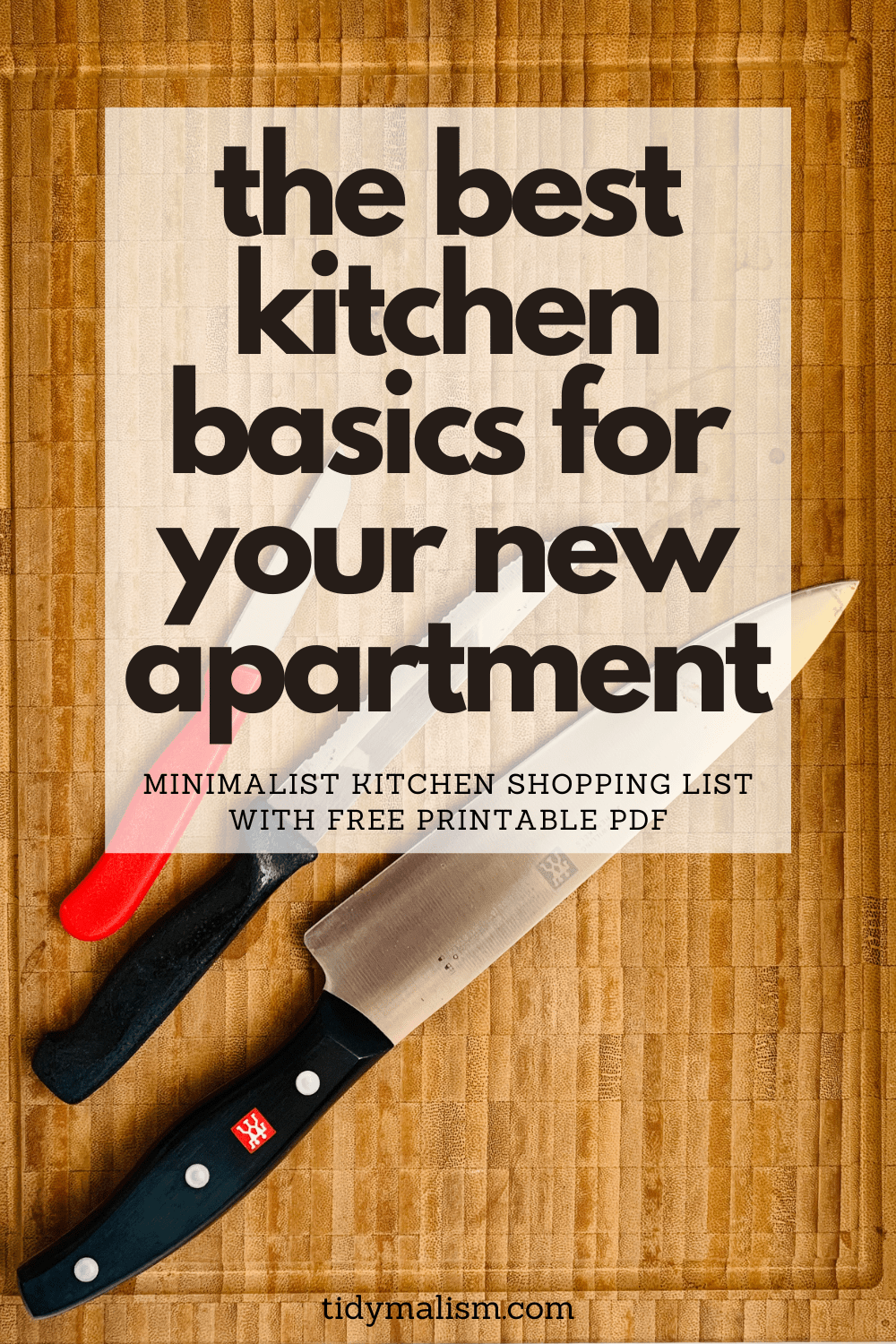 Minimalist Kitchen Essentials for a First Apartment – Tidymalism