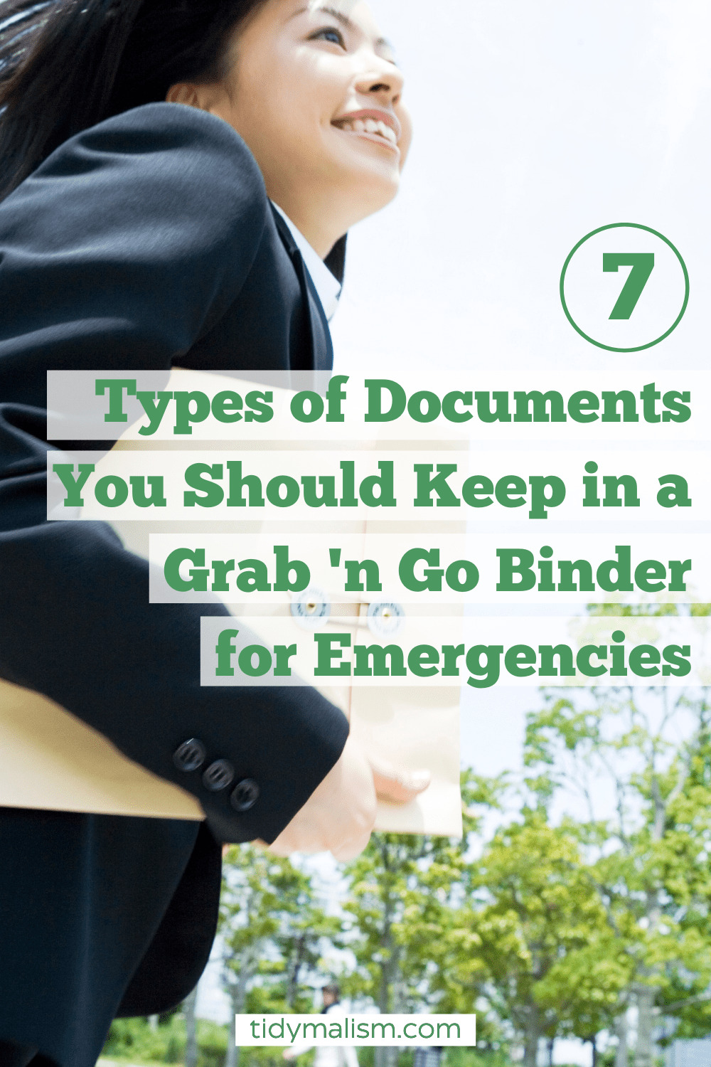 Checklist of What to Keep in an Emergency Documents Binder
