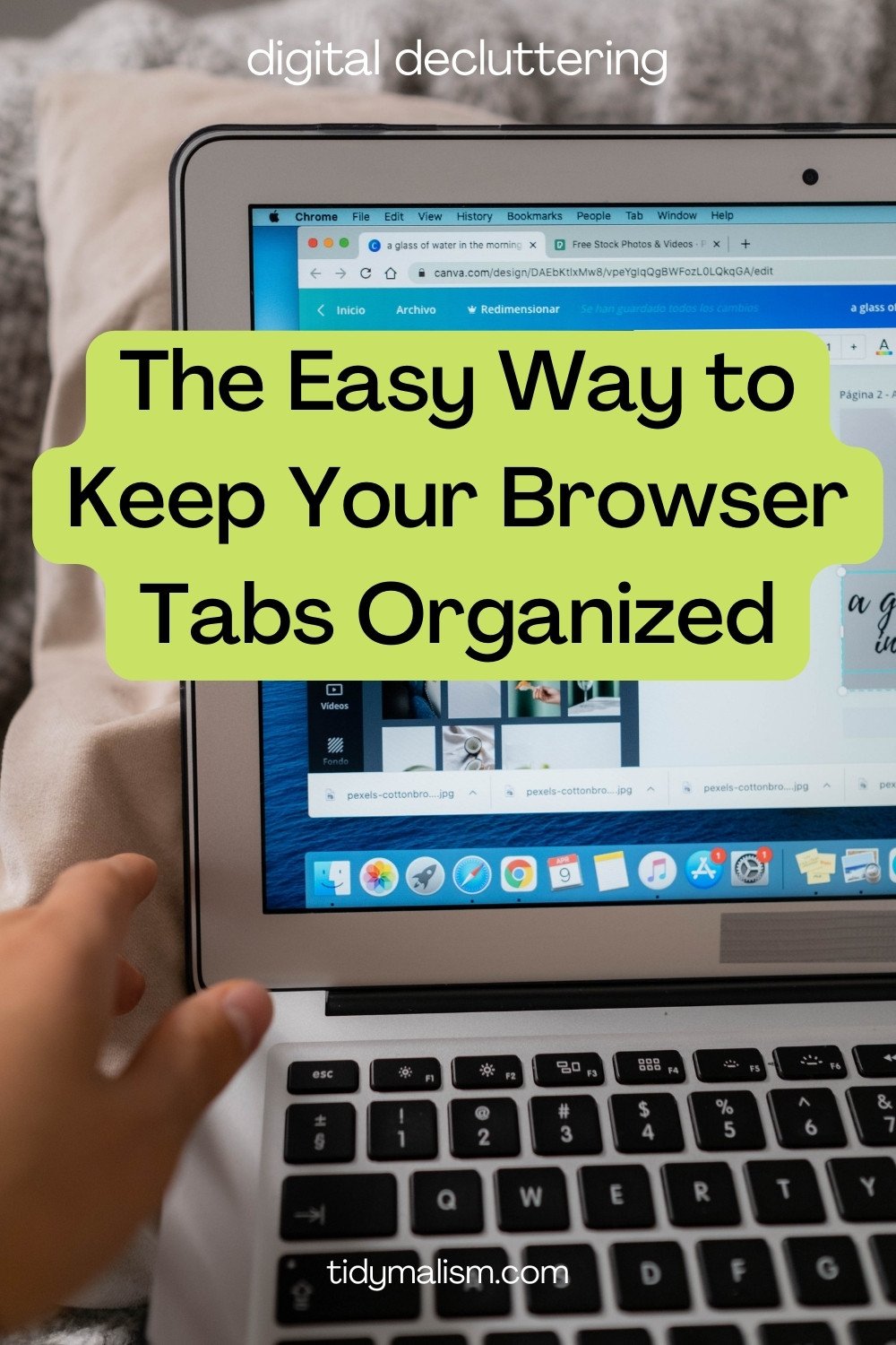 Organising Browser Tabs with an Extension for Less Clutter