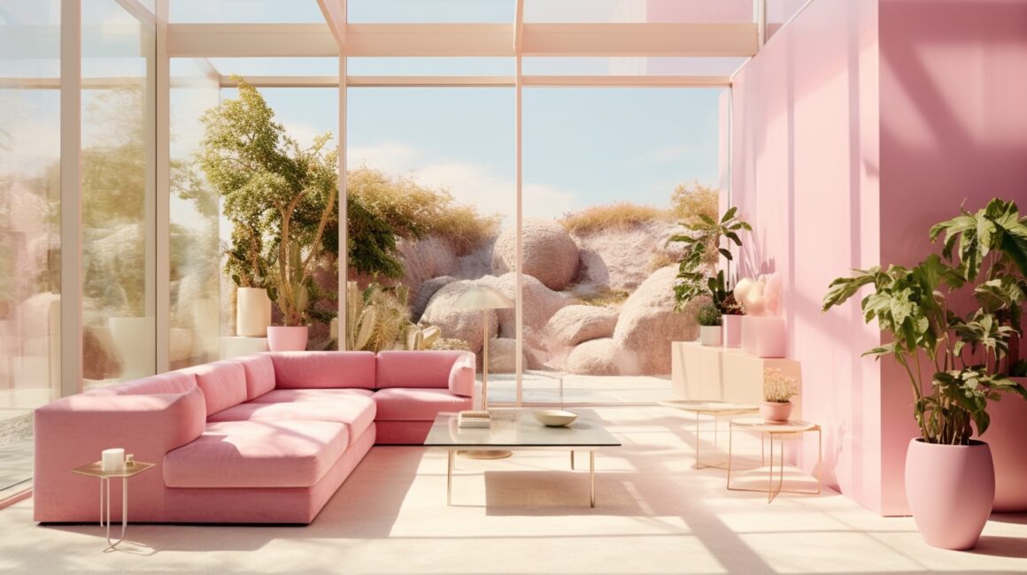 Pairing Barbiecore Interior Design with Minimalism Aesthetic