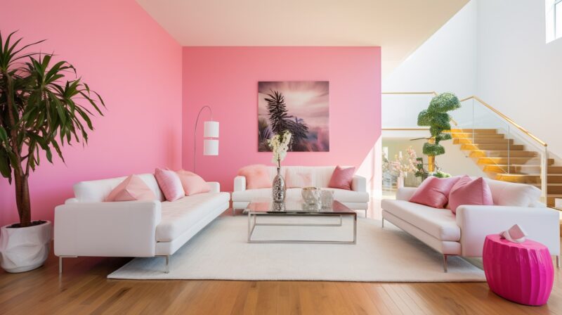 Pairing Barbiecore Interior Design with Minimalism Aesthetic