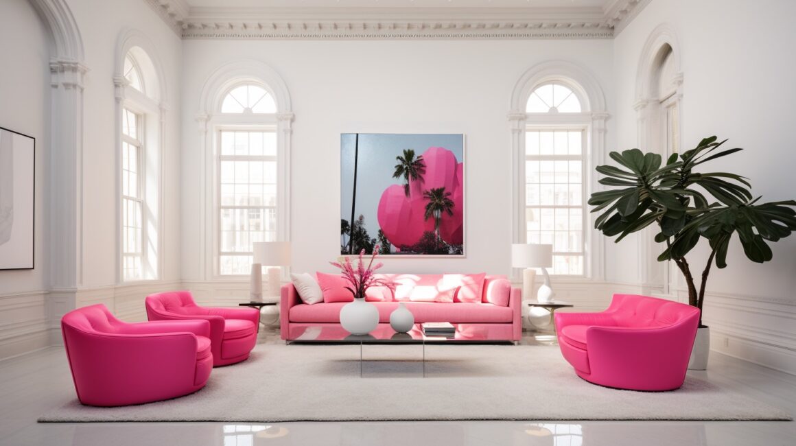 Pairing Barbiecore Interior Design with Minimalism Aesthetic