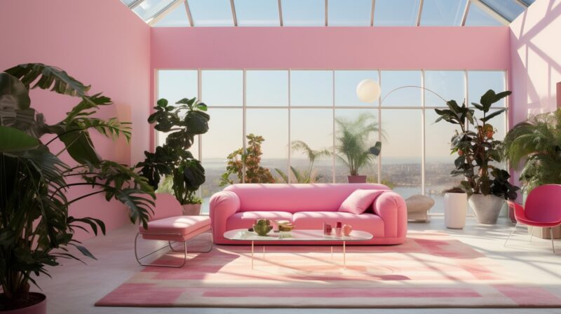 Pairing Barbiecore Interior Design with Minimalism Aesthetic
