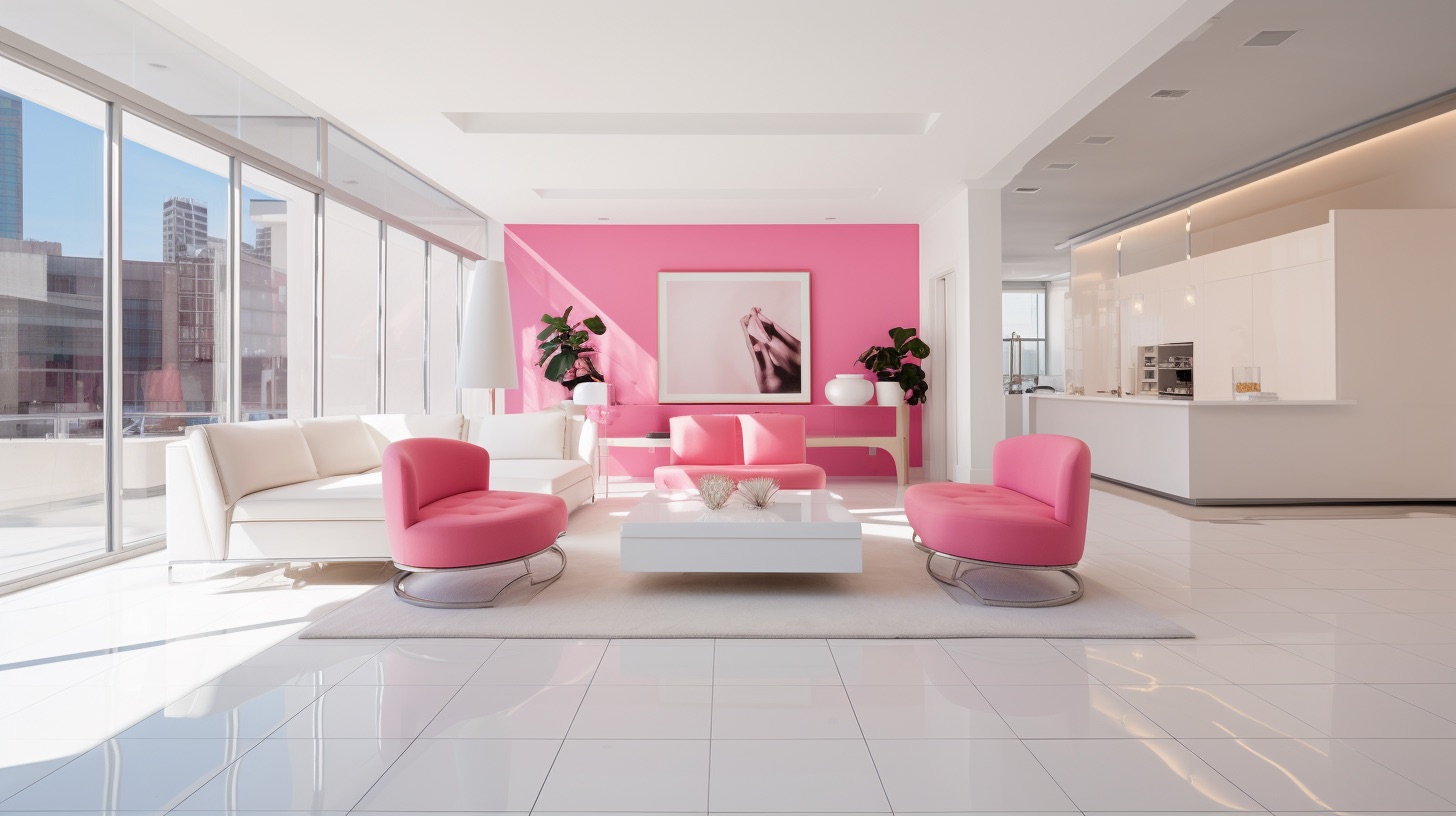 Pairing Barbiecore Interior Design with Minimalism Aesthetic