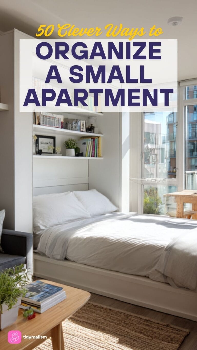 Storage Ideas & 50 Clever Ways to Organise a Small Apartment